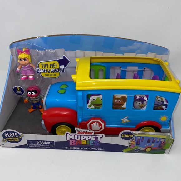 JUST PLAY | Toys | Disney Junior Muppet Babies Friendship School Bus ...